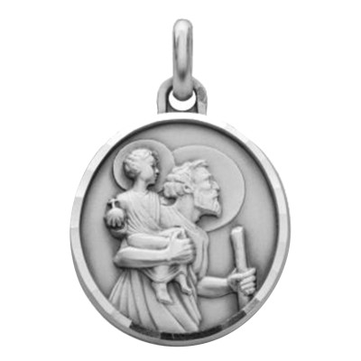 Médaille Saint Argent - Médaille Précieuse