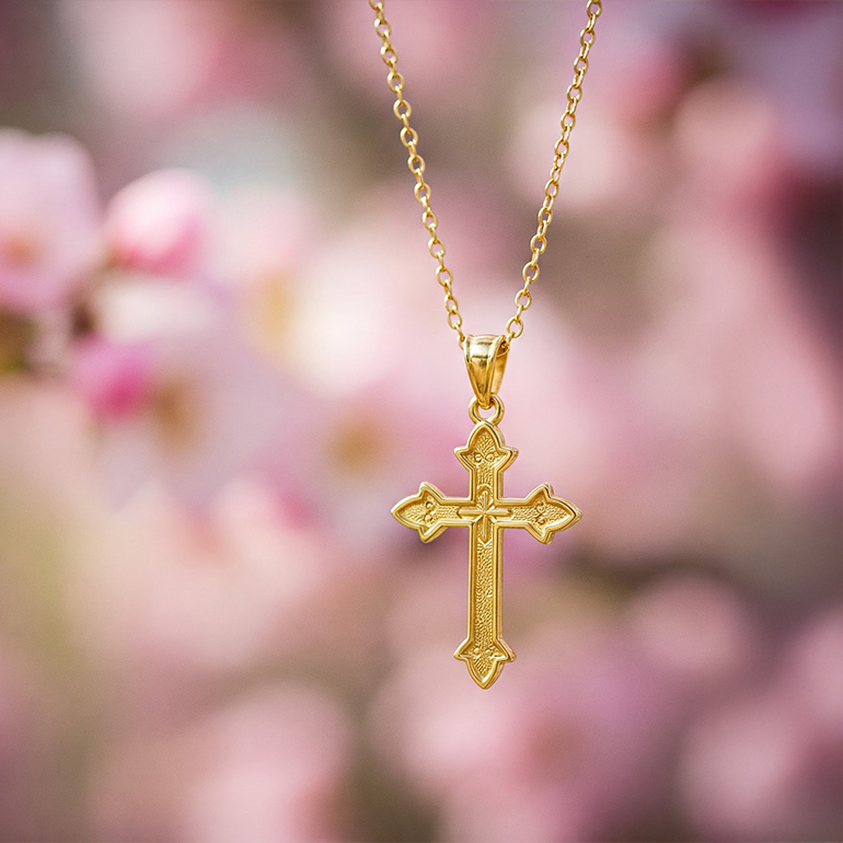 Croix en Or - Médaille Précieuse